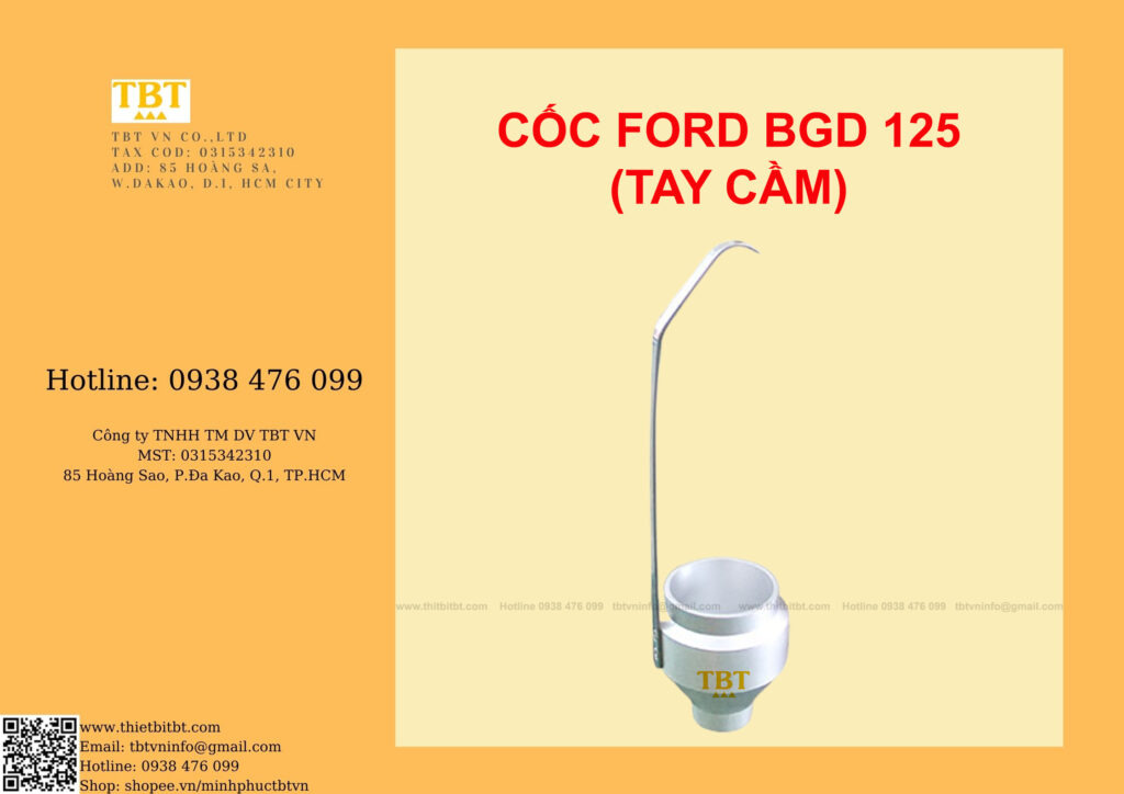 CỐC ĐO ĐỘ NHỚT FORD CUP BGD 125 - Hotline - 0938 476 099